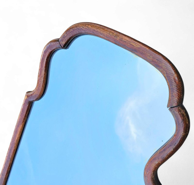 Wooden Frame Mirror, 1920s for sale at Pamono