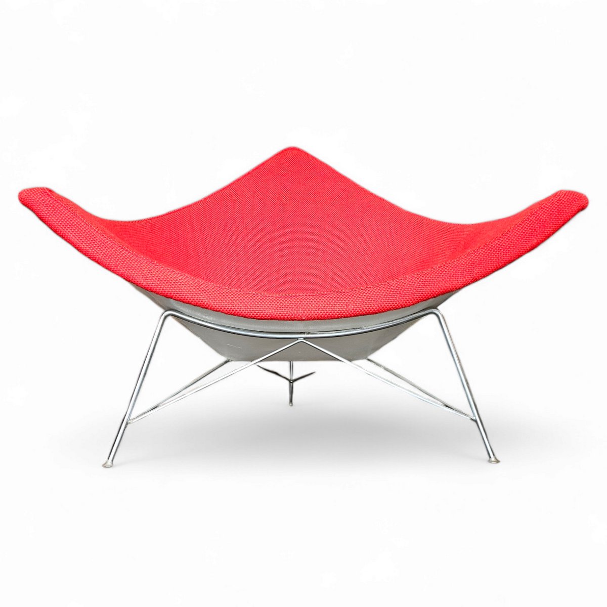 Vintage Coconut Stuhl mit Fiberglasschale von George Nelson für Herman ...