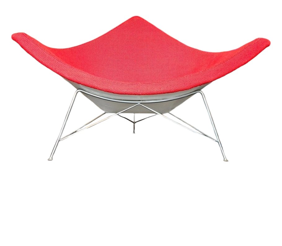 Vintage Coconut Stuhl mit Fiberglasschale von George Nelson für Herman ...