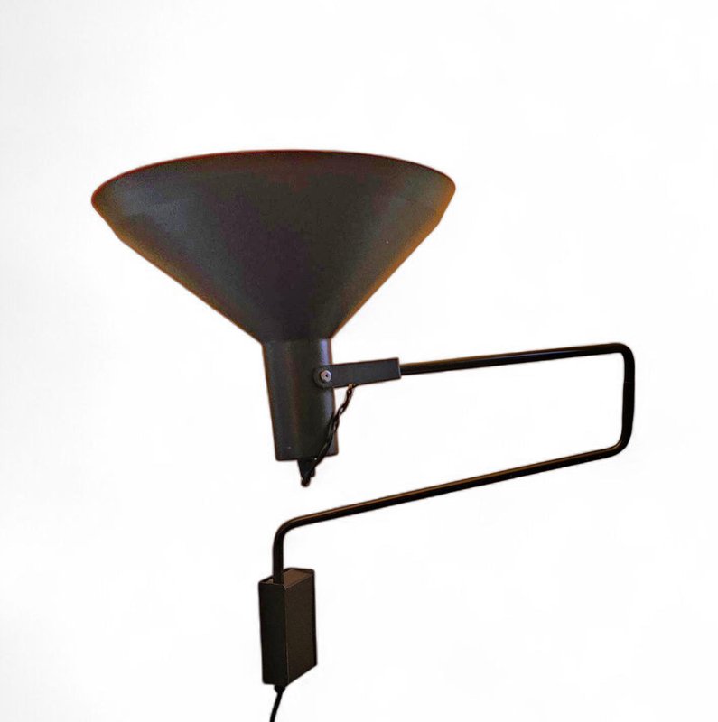 Large Metal Articulating Paperclip Wall Light by Hoogervorst for Anvia ...