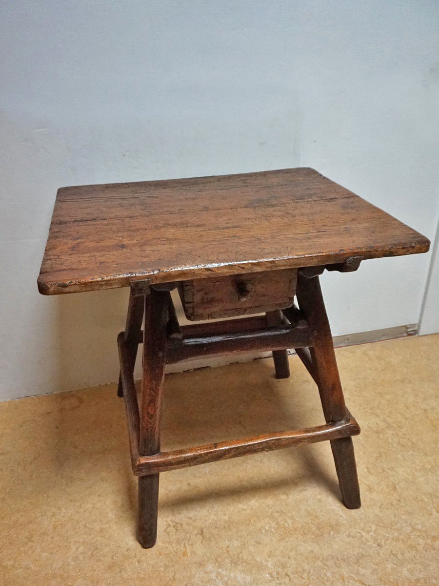 Small Antique Merchant Table, 1900s for sale at Pamono
