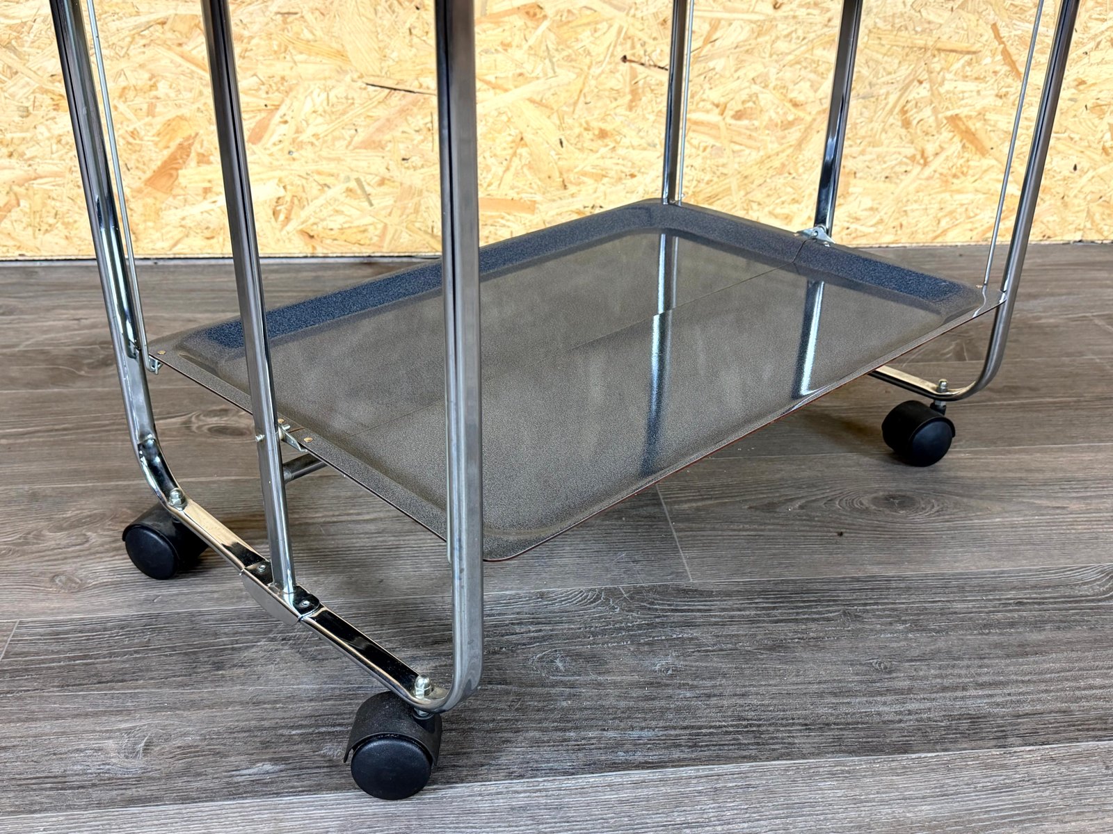 Vintage Space Age Serving Trolley in Metal and Plastic, 1970s for sale ...