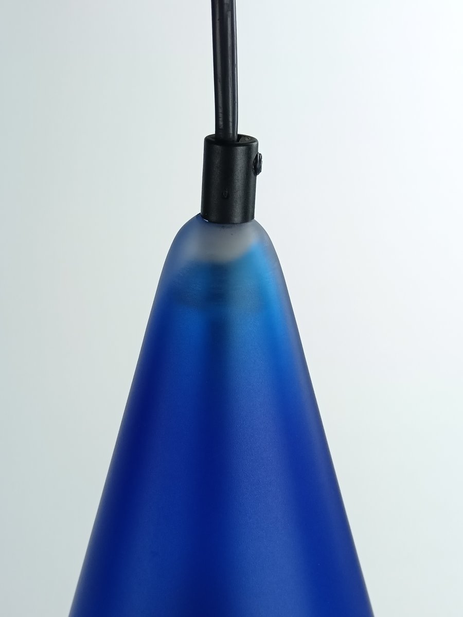 Vintage French Conical Glass Pendant Light from SCE, 1980s for sale at ...