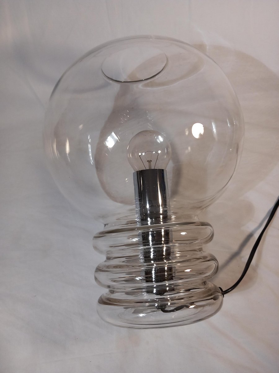 Bulb Moon Tischlampe von Heinrich Grartenbrink für Glashütte Limburg ...