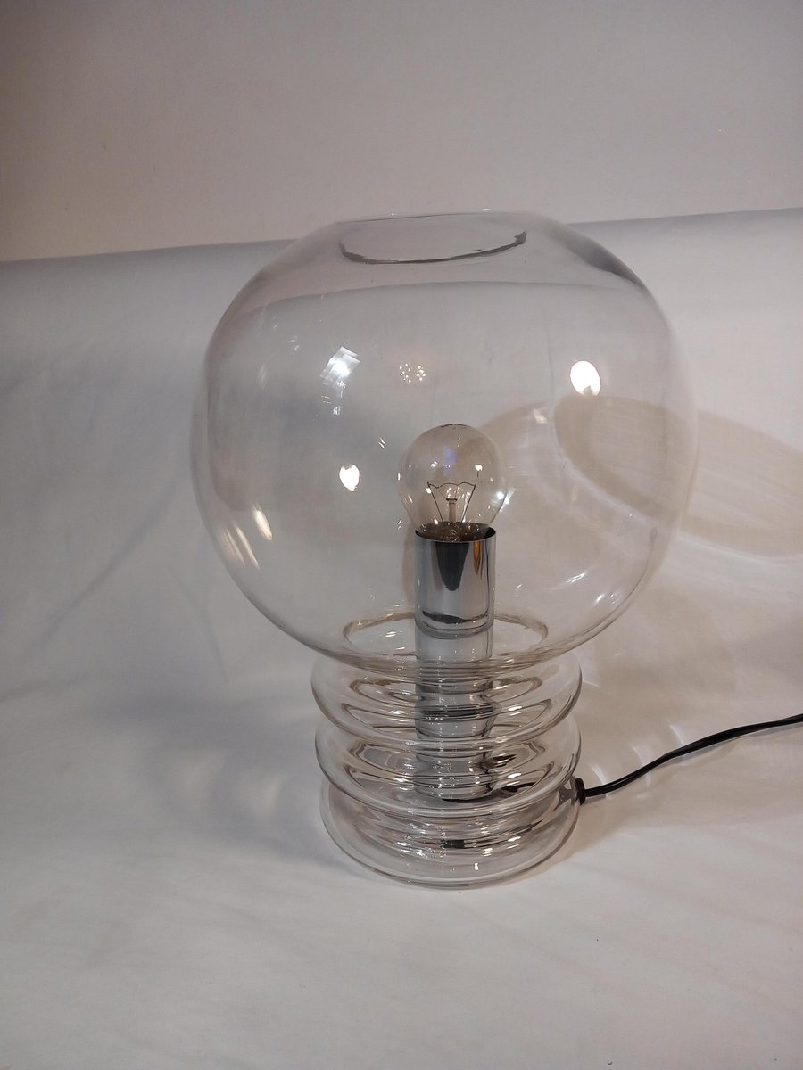 Bulb Moon Table Lamp by Heinrich Grartenbrink for Glashütte Limburg ...