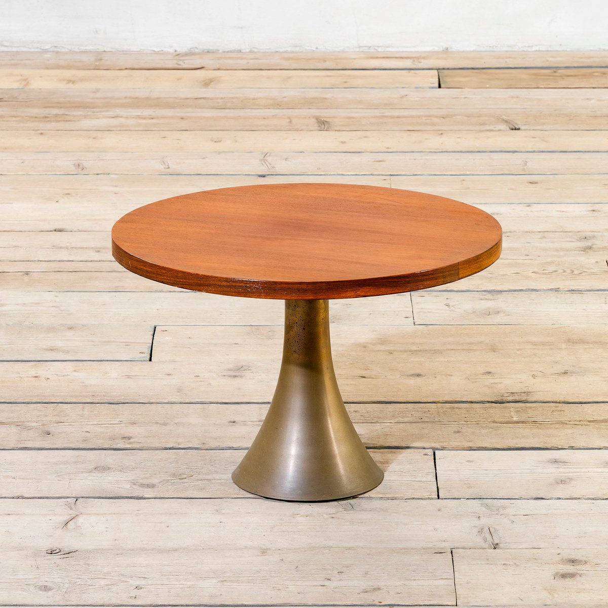 Bronze and Wood Coffee Table by Angelo Mangiarotti, 1950s for sale at ...