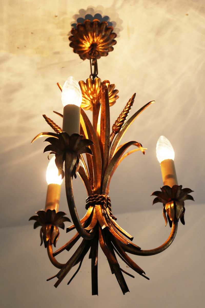 Hollywood Regency Chandelier by Hans Kögl, 1970s for sale at Pamono