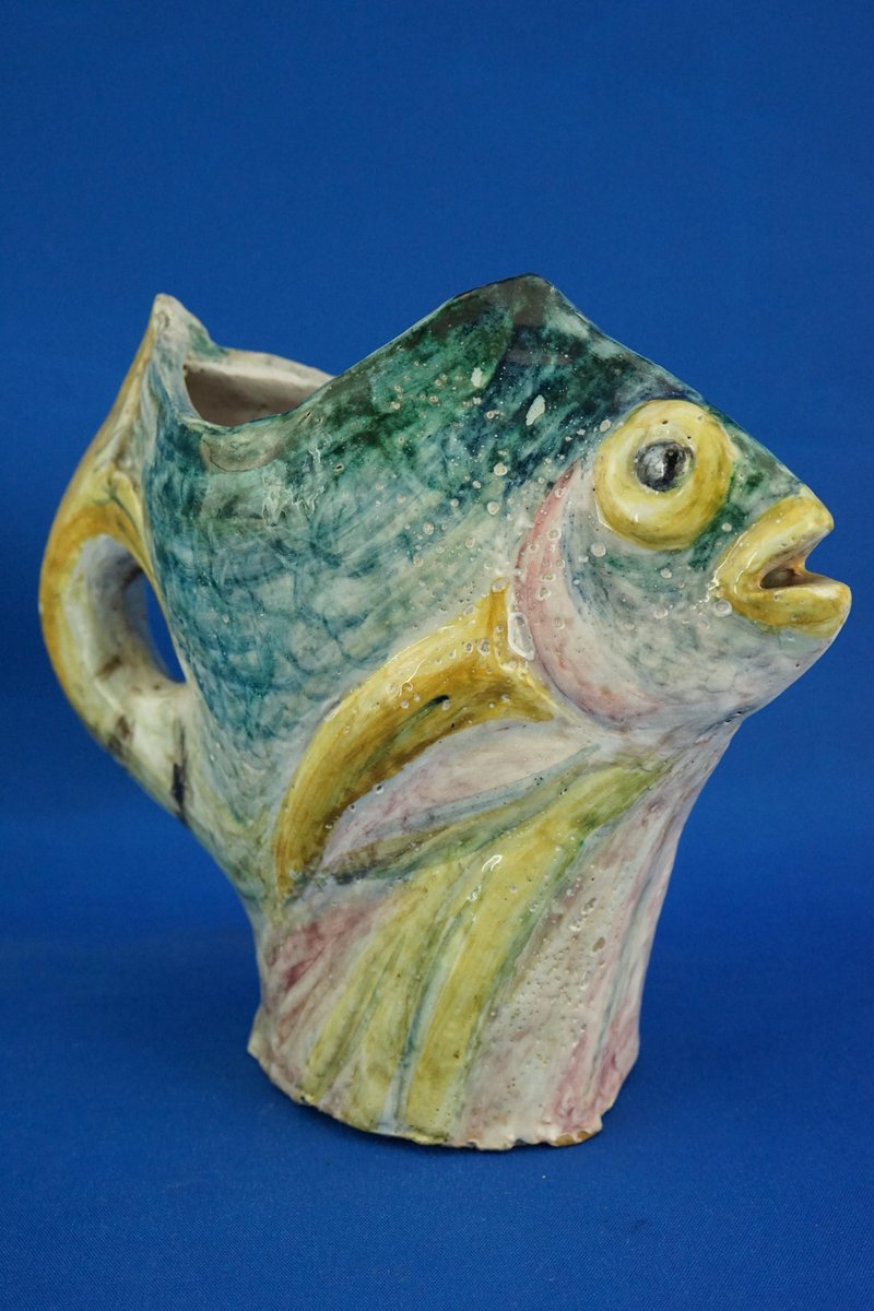 Vintage Zoomorphic Majolica Jug by Ceramiche Dischia, 1950s for sale at ...