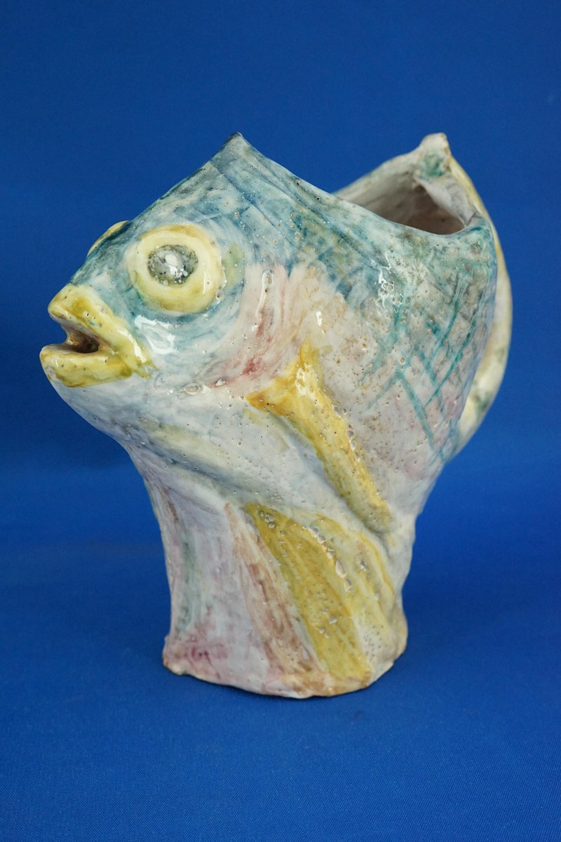 Vintage Zoomorphic Majolica Jug by Ceramiche Dischia, 1950s for sale at ...