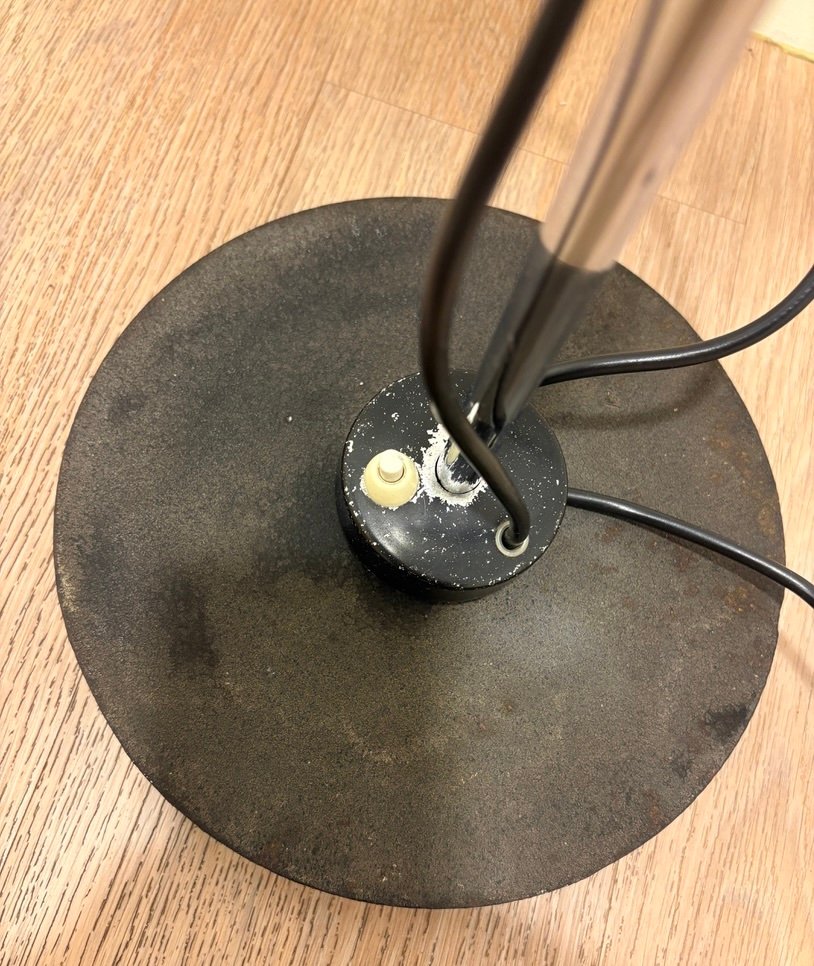 Lampada da terra Double Eye Ball di Max Liebert per Anvia Almelo, 1960 ...