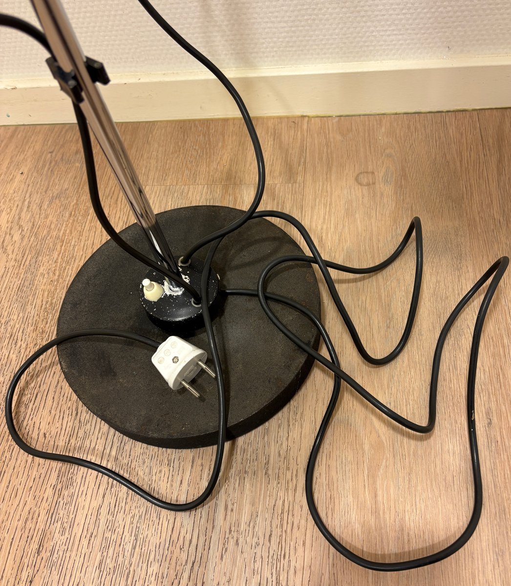 Lampada da terra Double Eye Ball di Max Liebert per Anvia Almelo, 1960 ...