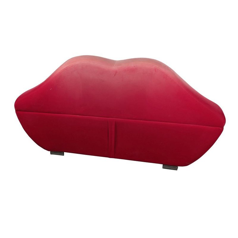 Red Bocca Sofa from Studio 65 after Salvador Dali, 1970s for sale at Pamono