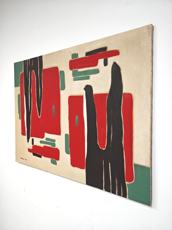 Marko Zivkovic Zimar, Yugoslavia, 1970, Paint & Canvas for sale at Pamono
