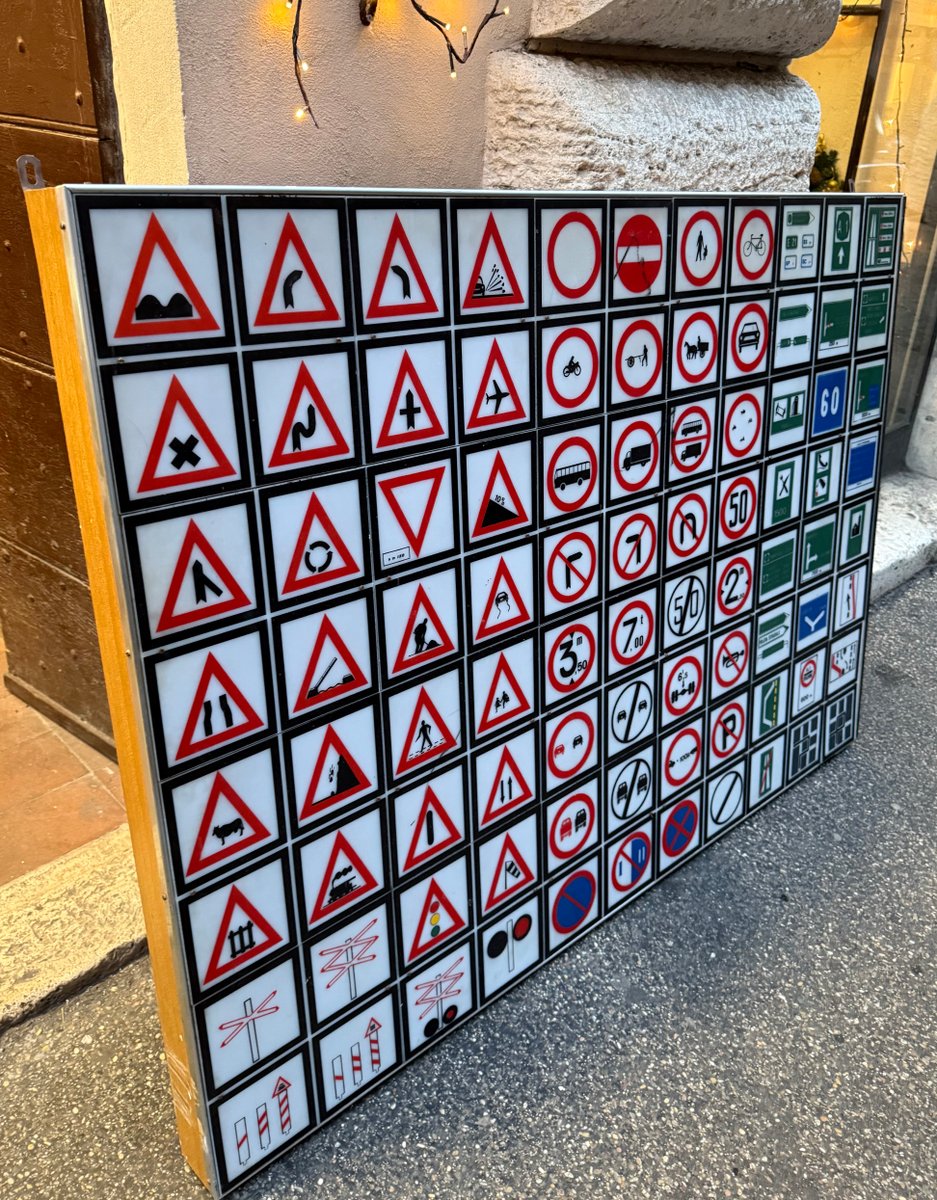 Vintage Road Sign, 1970s for sale at Pamono