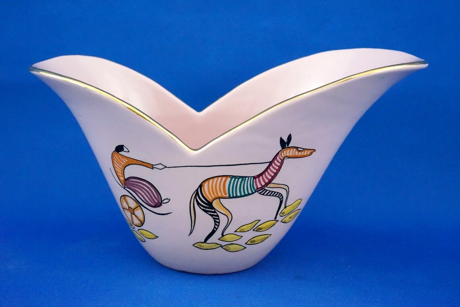 Vase Art Déco 20ème Siècle en Céramique par Serafino Volpi pour Grazia ...