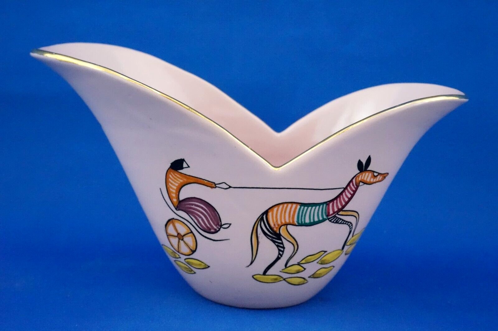 Vase Art Déco 20ème Siècle en Céramique par Serafino Volpi pour Grazia ...