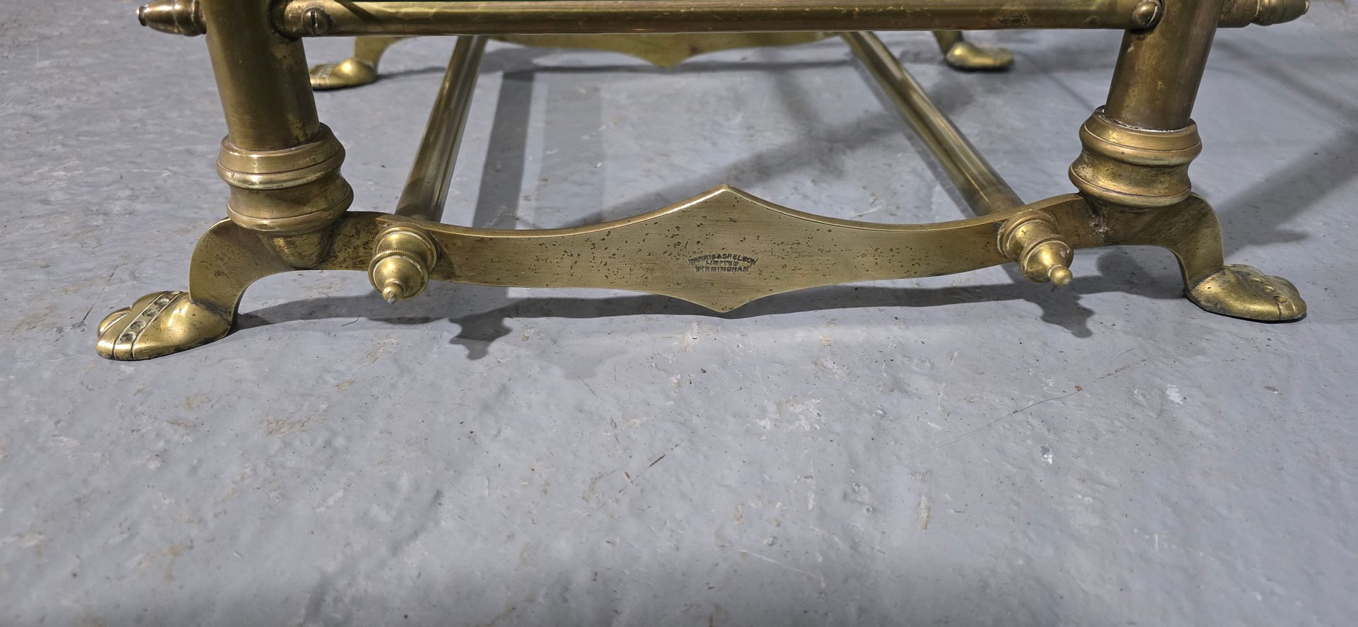 Espositore da negozio in ottone di Harris and Sheldon Ltd., 1900 in ...