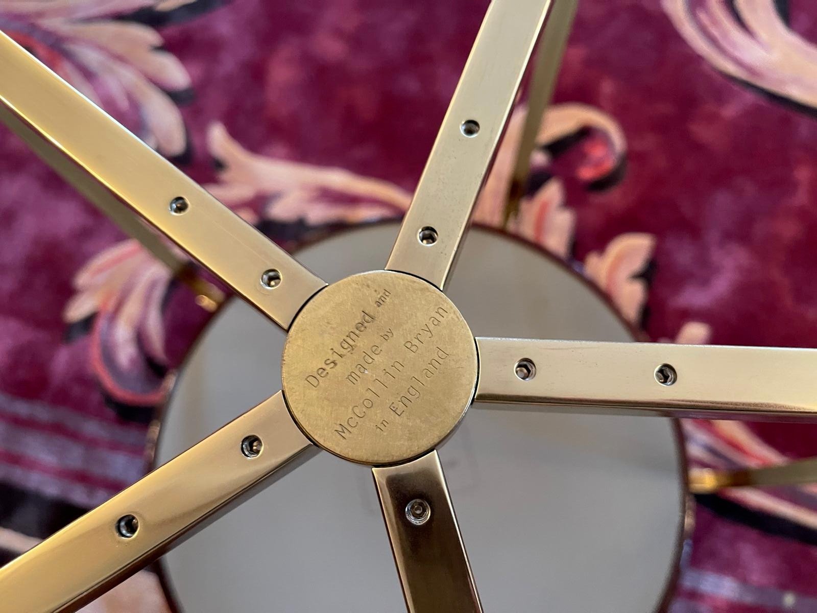 Holly Hunt Custom Lens Side Table in Rose Resin by McCollin Bryan for ...