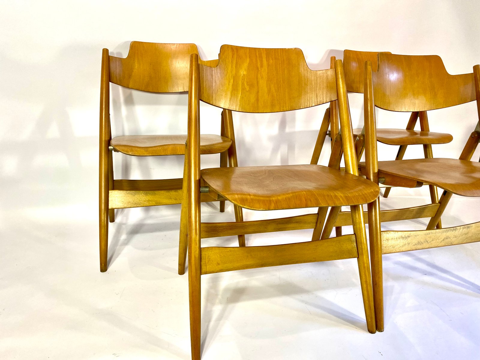 Folding Chairs by Egon Eiermann for Wilde+Spieth, 1970s, Set of 4 for ...