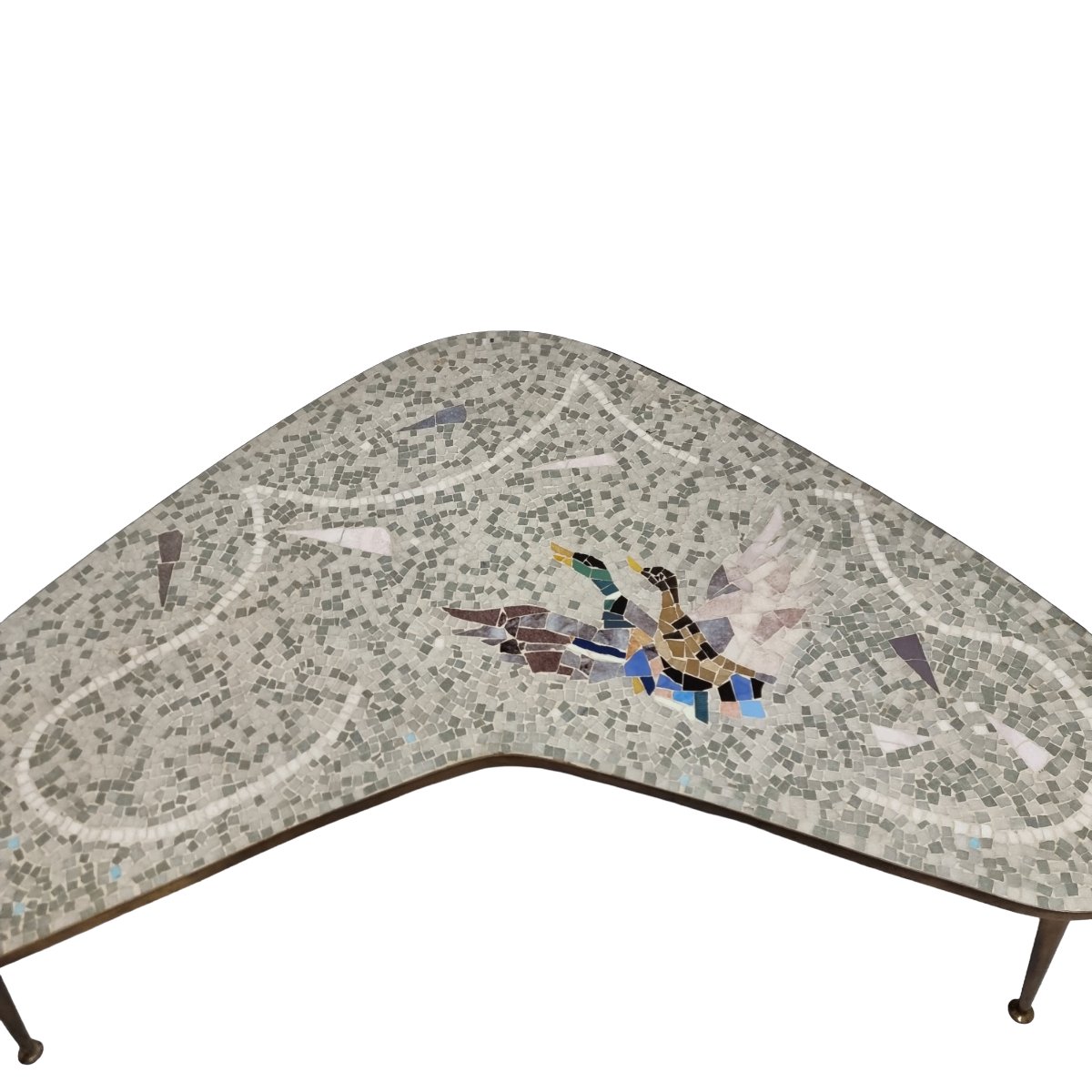 Vintage Mosaic Coffee Table by Berthold Müller, 1960s for sale at Pamono