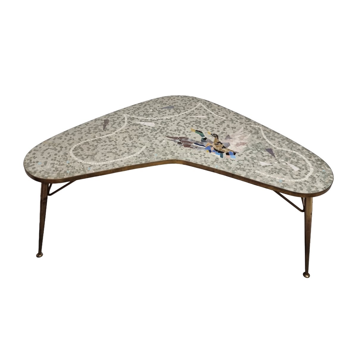 Vintage Mosaic Coffee Table by Berthold Müller, 1960s for sale at Pamono