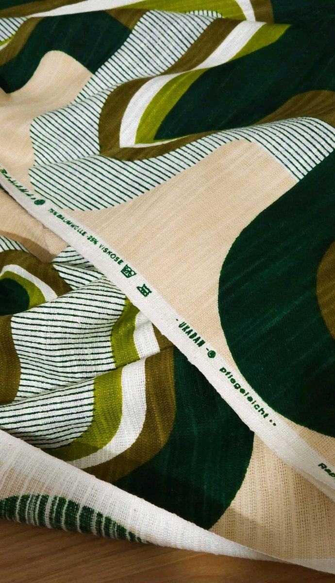 Mid-Century Modern German Ukadan Fabric Bale for Curtains, 1970s for ...