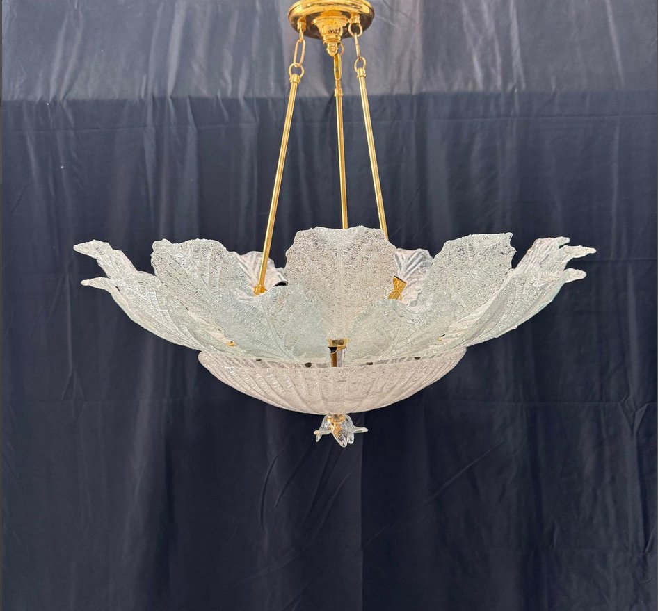 Lampe à Suspension Vintage par Ercole Barovier pour Barovier & Toso ...