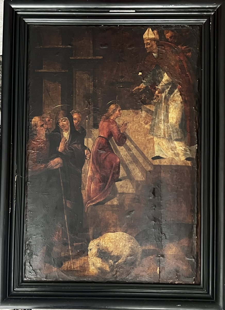 Spanish School Artist, The Presentation of the Virgin in the Temple ...