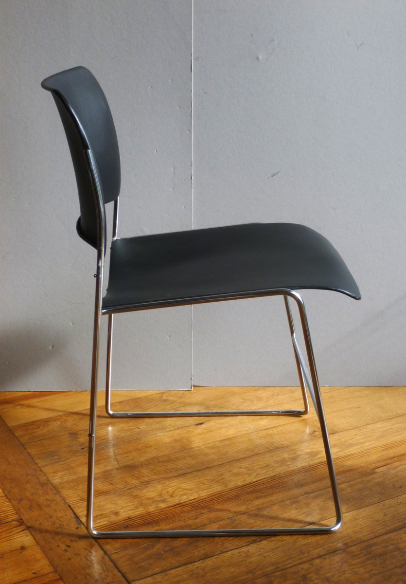 Model GF40/4 Chairs from David Rowland, 1970s, Set of 2 for sale at Pamono