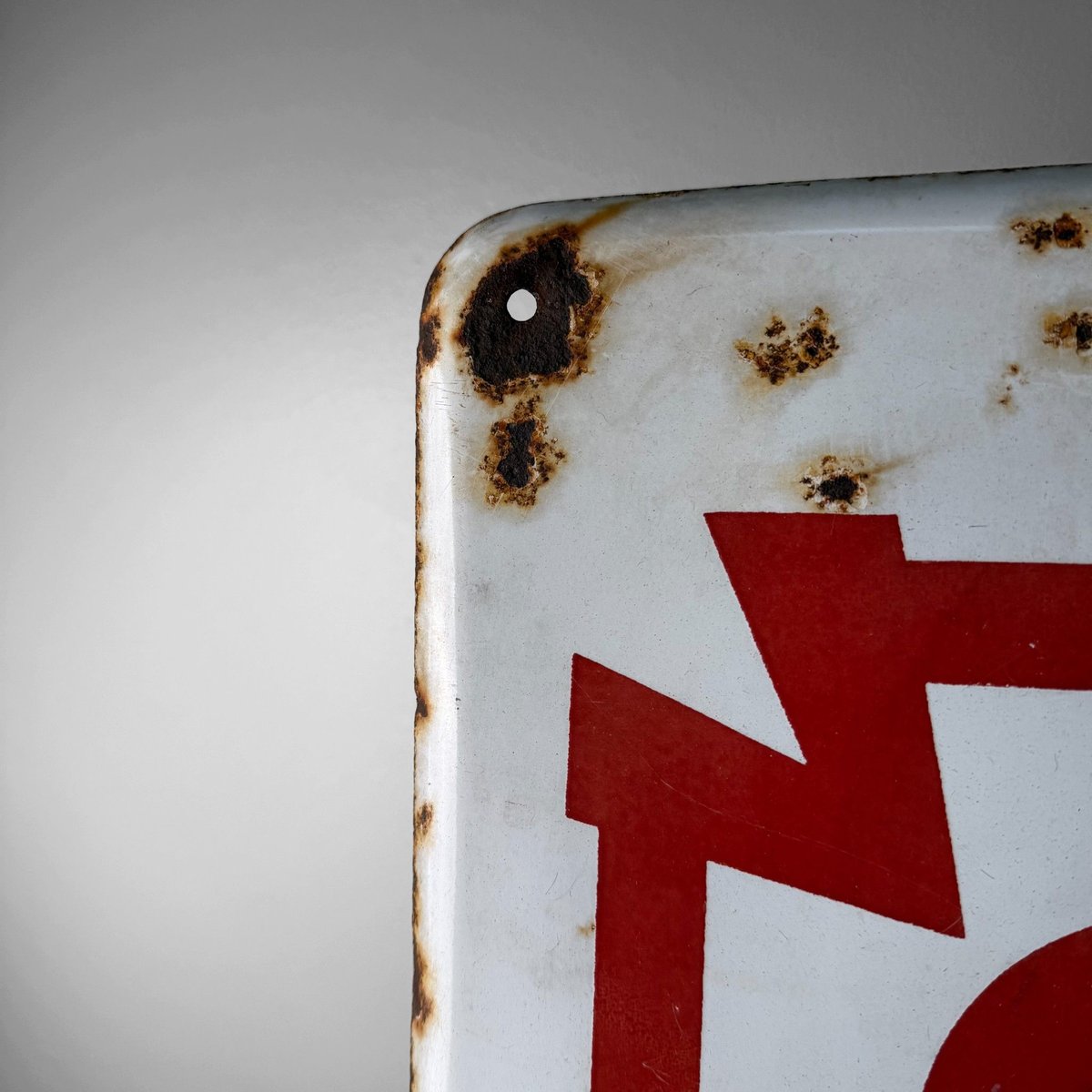 Large Japanese Enamel Nippon Gas Advertising Sign, 1950s for sale at Pamono