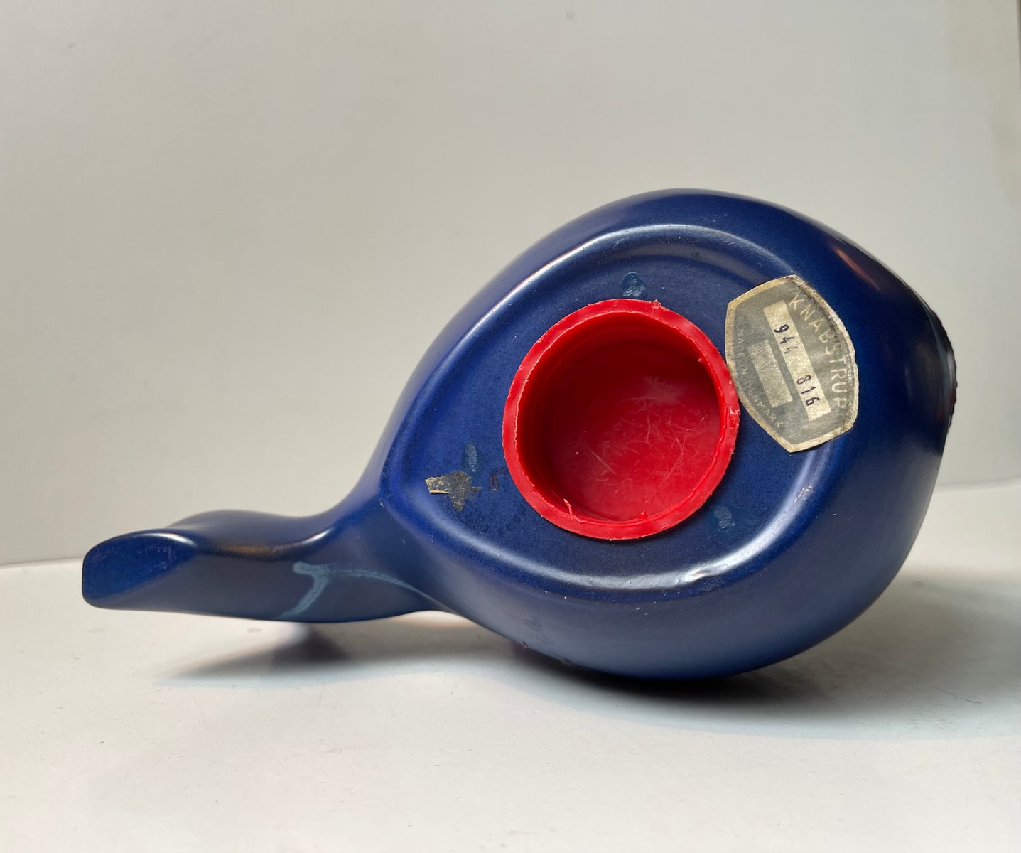 Danish Modern Glazed Ceramic Fish Money Bank by Robert Manz for ...