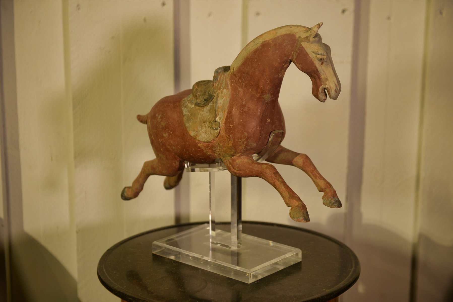 Flying Horse Sculpture in Terracotta, 1800s for sale at Pamono
