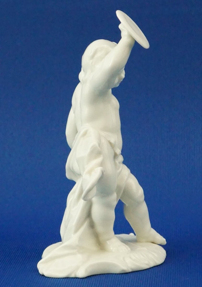 19th Century Porcelain Cherub Putto Sculpture by Anton Bustelli for ...