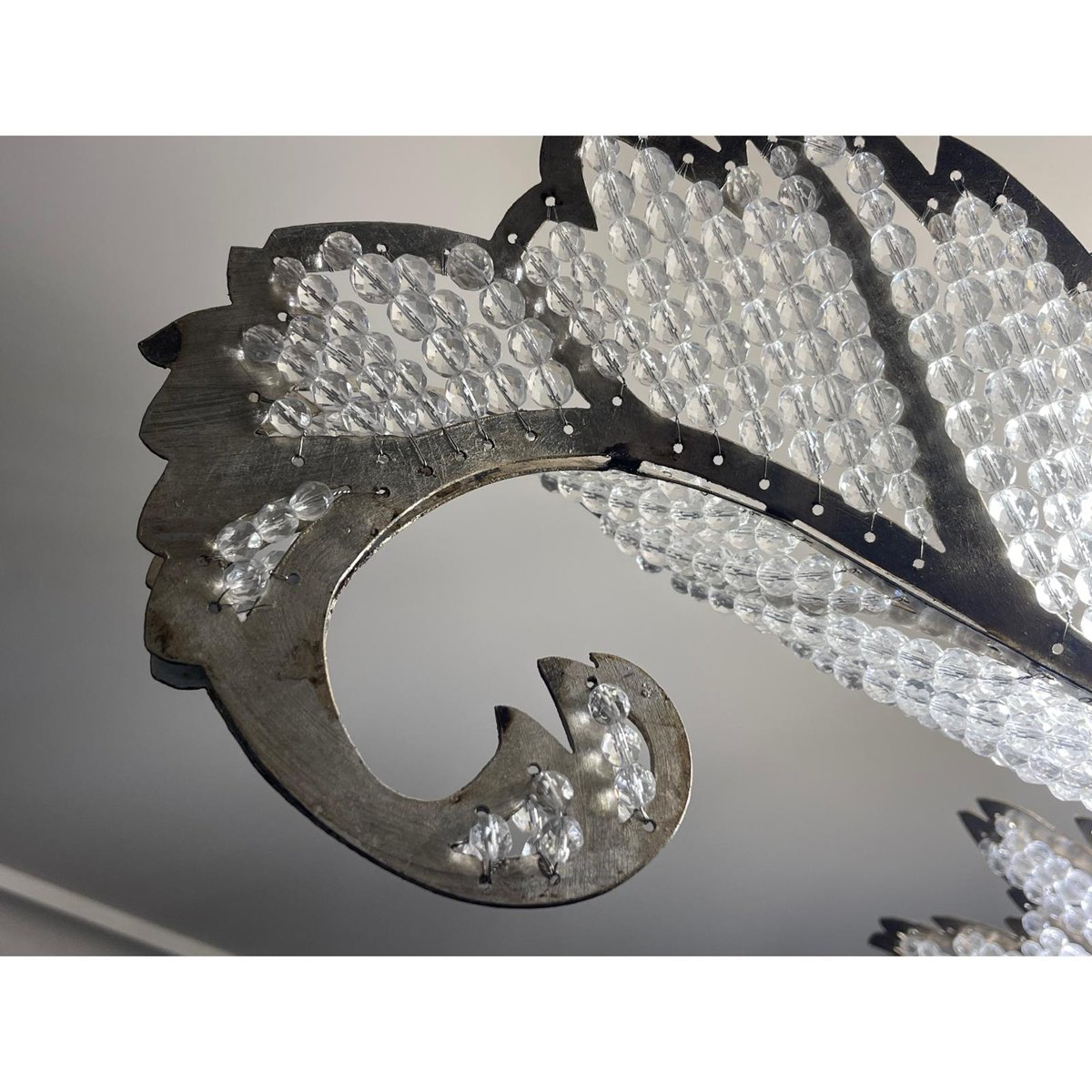Biarritz Ceiling Fixture in Venetian Silver Leaf by Niermann Weeks for ...