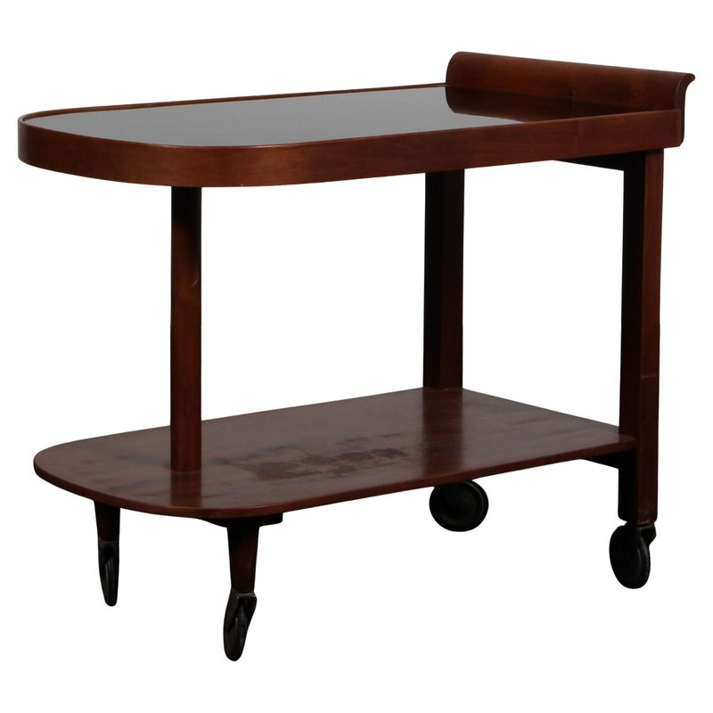 Art Deco Tray Table in Mahogany, Denmark, 1930s for sale at Pamono
