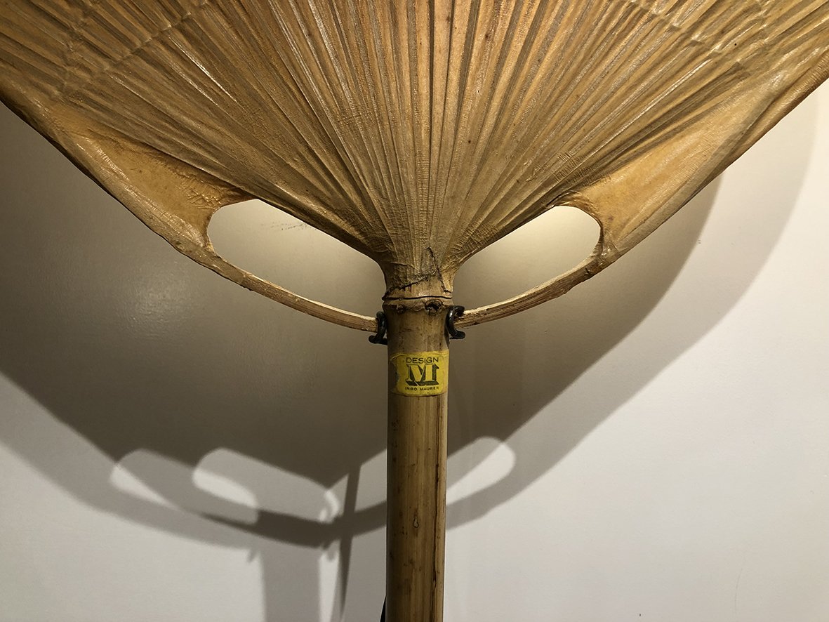 Uchiwa Wandlampen von Ingo Maurer für Design M, Deutschland, 1970er ...