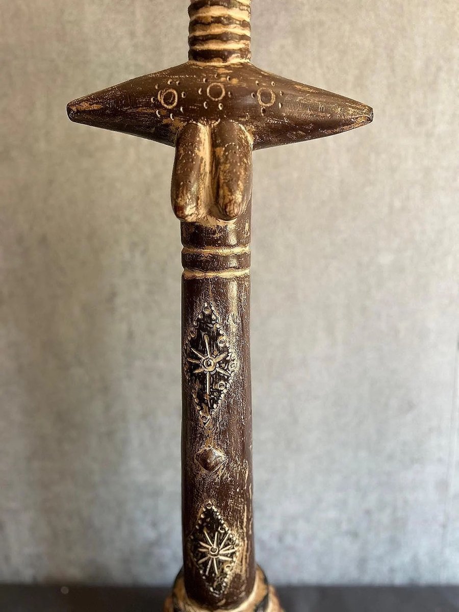 Large Ashanti Akuaba Fertility Doll Traditional Ghanaian Sculpture in ...