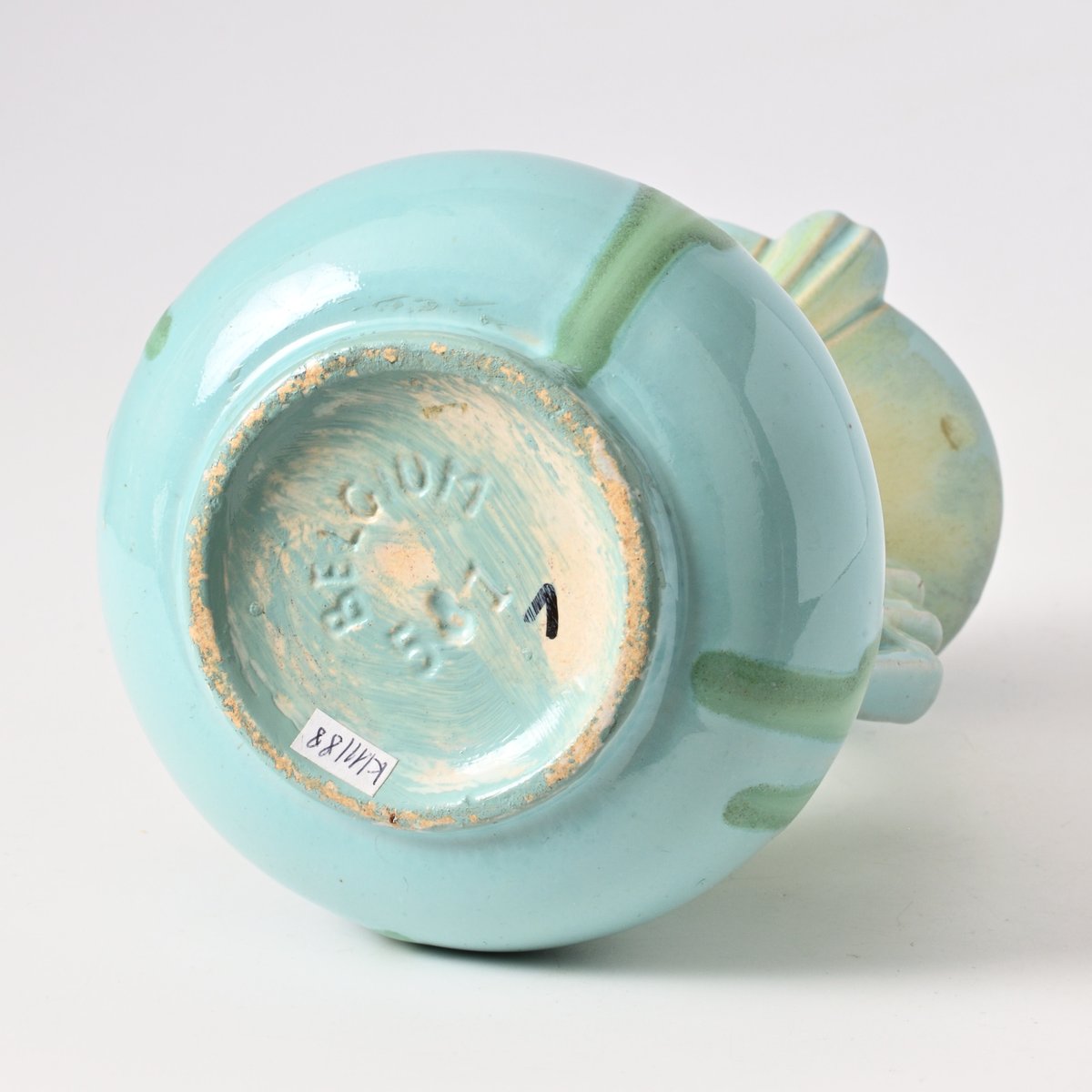 Vaso Drip Glaze Art Deco di Faiencerie Thulin, anni '20 in vendita su ...