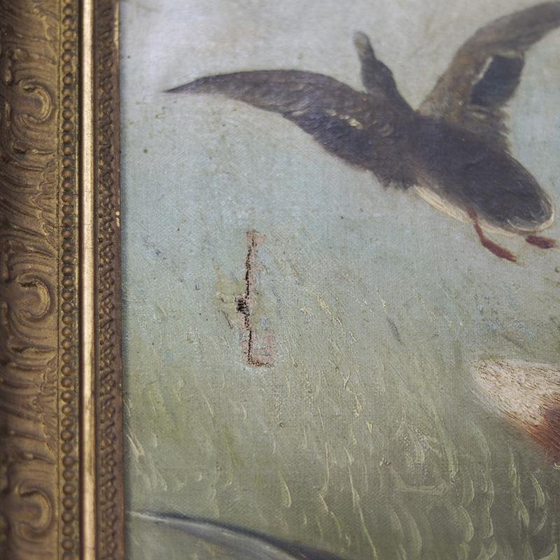 English Artist, Hunting Scene, Oil Painting for sale at Pamono