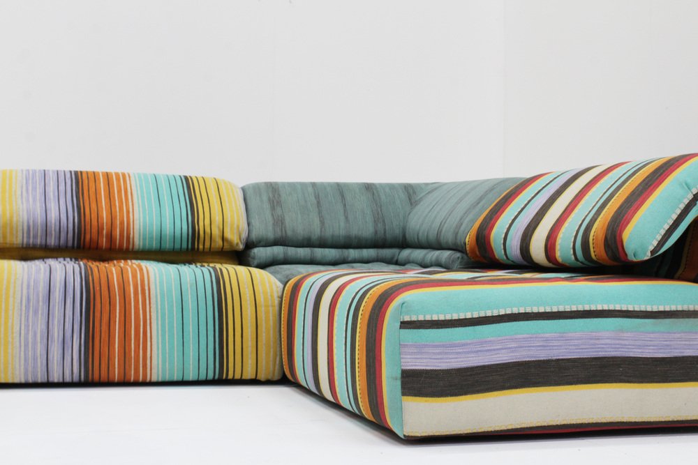 Divano modulare Voyage Immobile vintage di Roche Bobois, anni '90, set ...