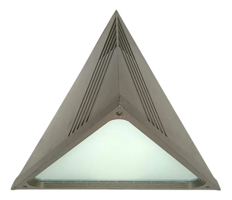 Large Postmodern Architectural Pyramid Wall Sconce from Disano, 1980s ...