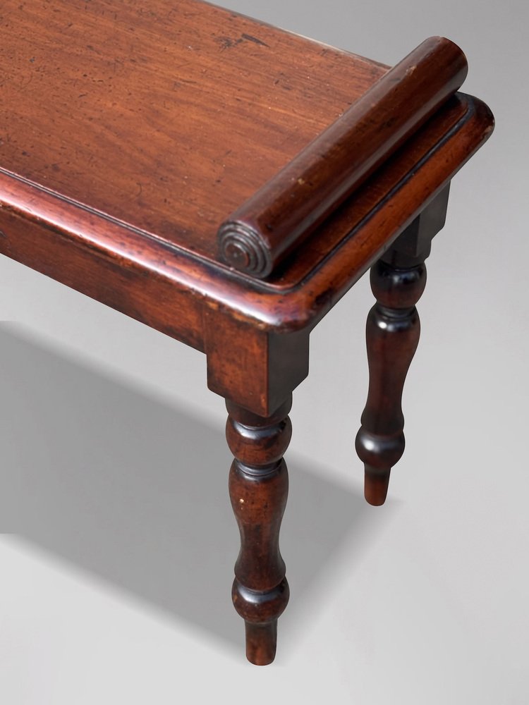 George III Hallenbank aus Mahagoni, 1790er bei Pamono kaufen