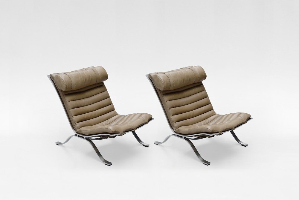 Vintage Ari Sling Lounge Chairs by Arne Norell for Arne Norell Ab ...