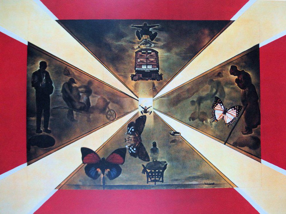 Salvador Dali, Roussillon SNCF, Lithographie Originale en vente sur Pamono