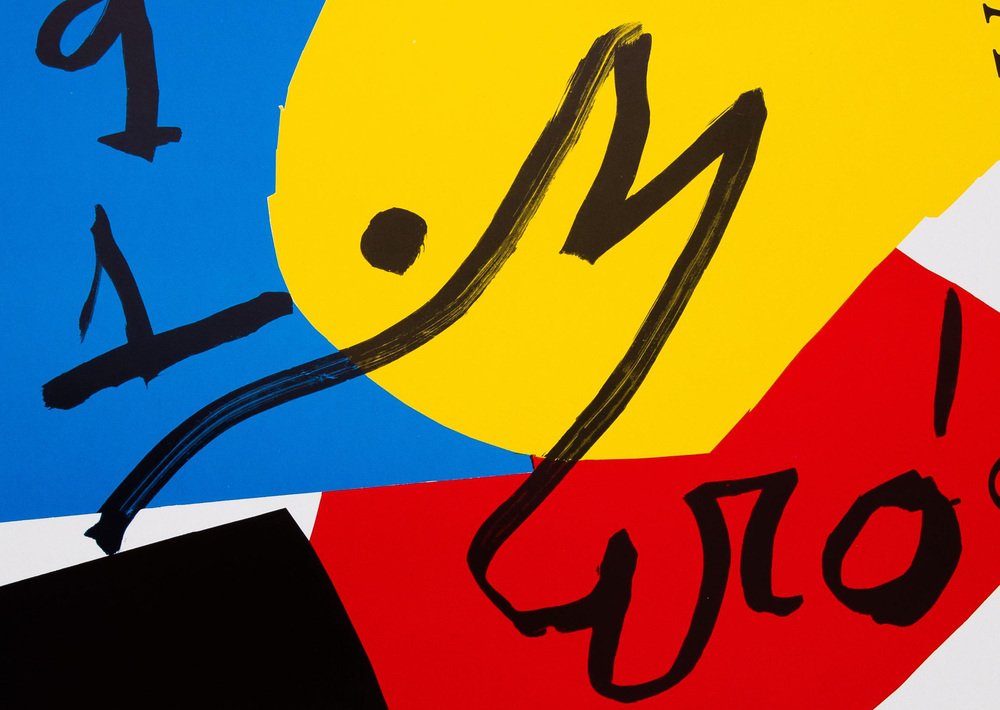 Affiche Originale Costa Llobera par Joan Miró en vente sur Pamono