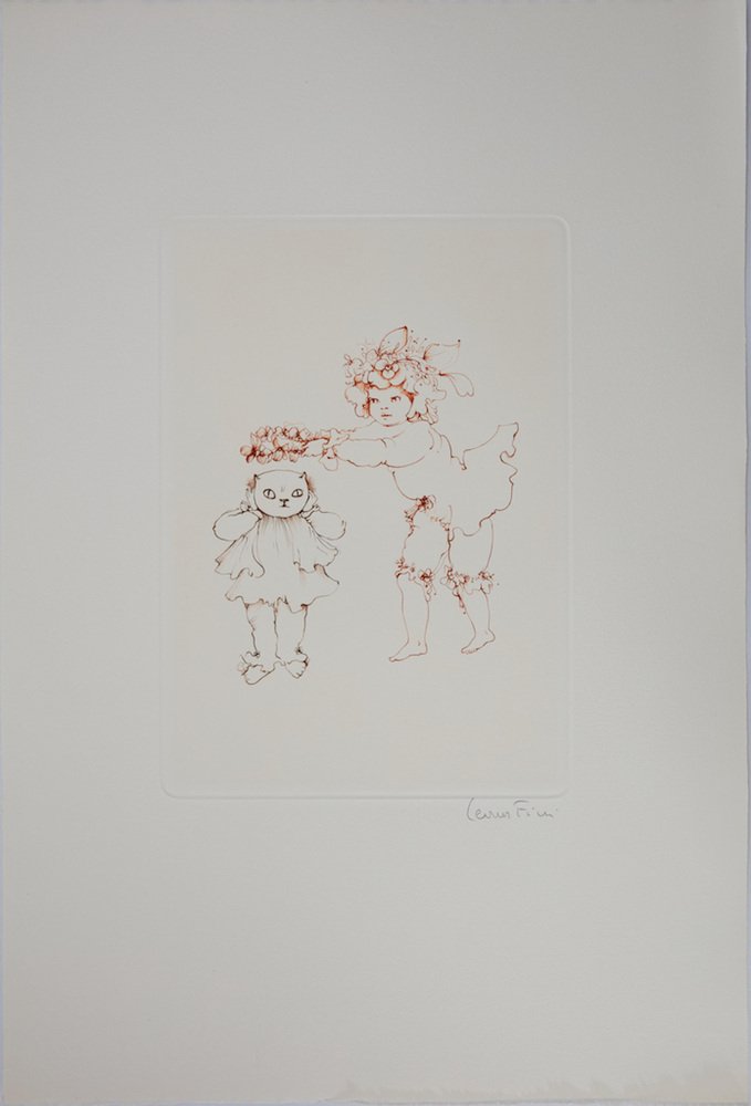 Léonor Fini, The Coronation of the Cat, Original Engraving for sale at ...