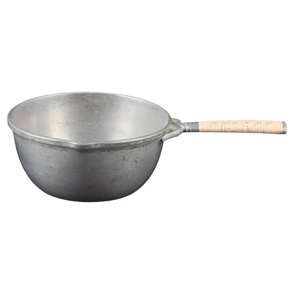 Pewter Casserole with Bamboo Handle from Just Andersen, Denmark, 1930s ...
