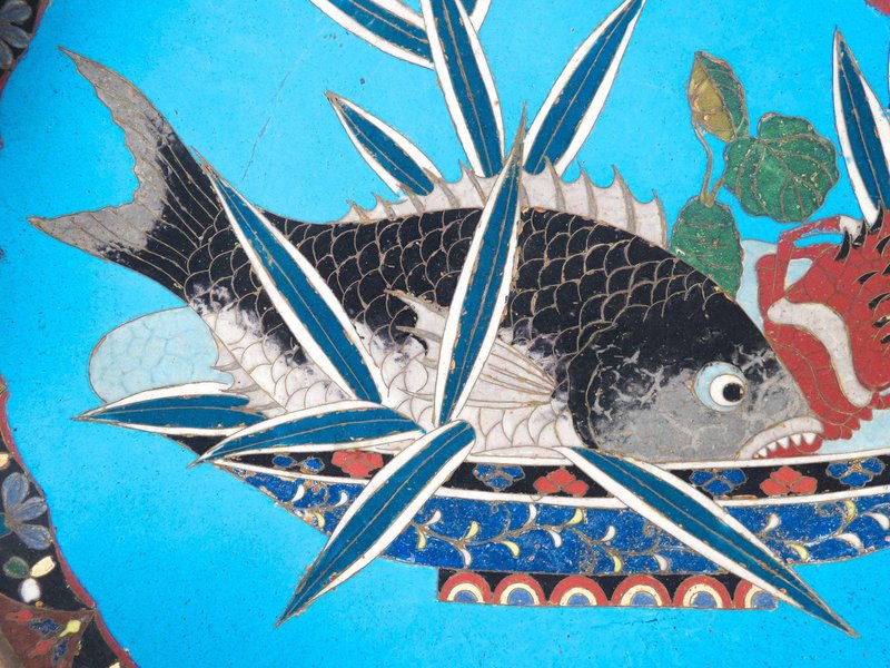 Assiette Meiji en Émail Cloisonné, Japon en vente sur Pamono