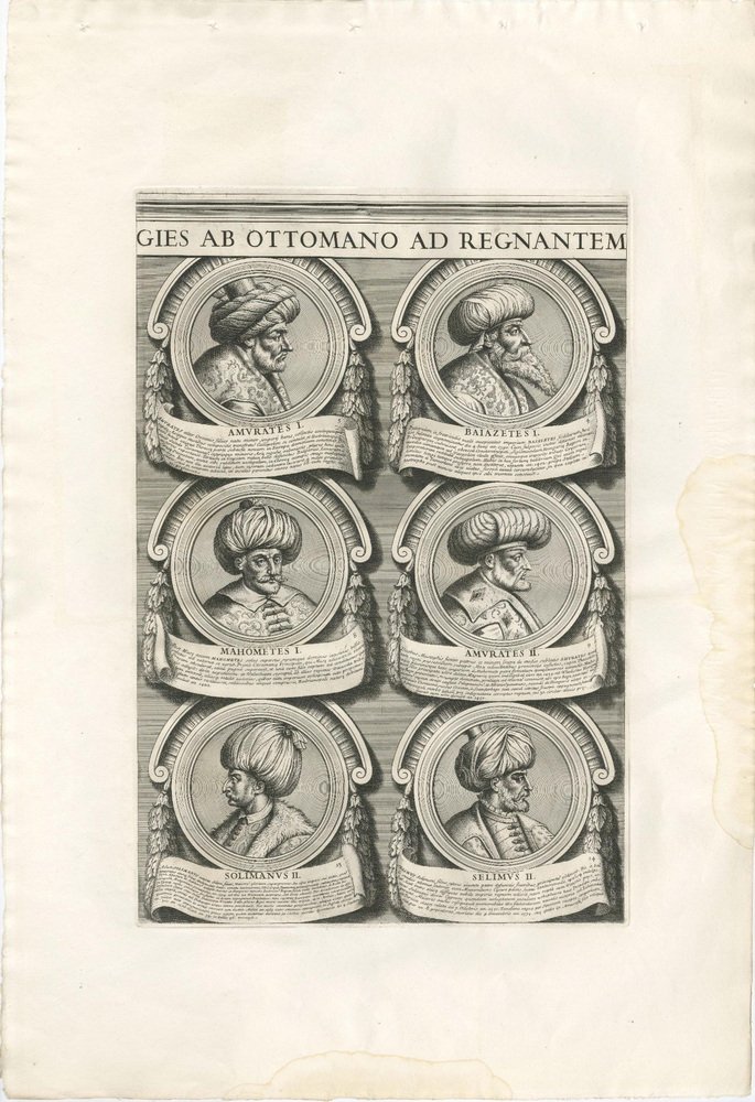 Efigies de los príncipes otomanos - Cuadro completo de gobernantes ...