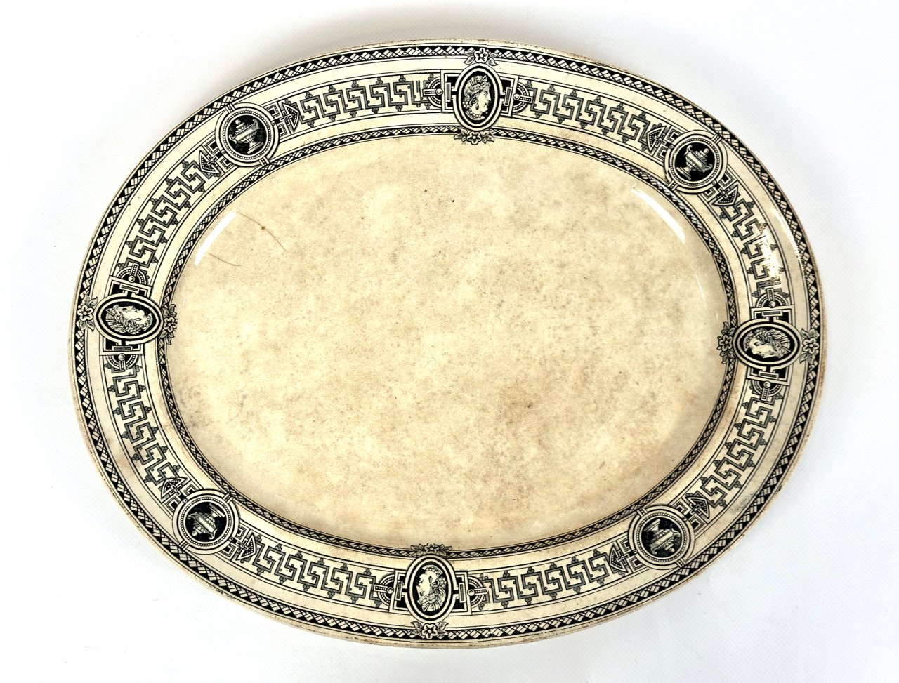 19th Century Victorian Transferware Plate from Brownhills Pottery ...